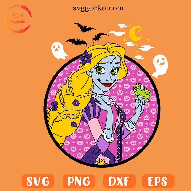 Rapunzel Halloween SVG, Pascal SVG, Disney Tangled Halloween SVG PNG ...