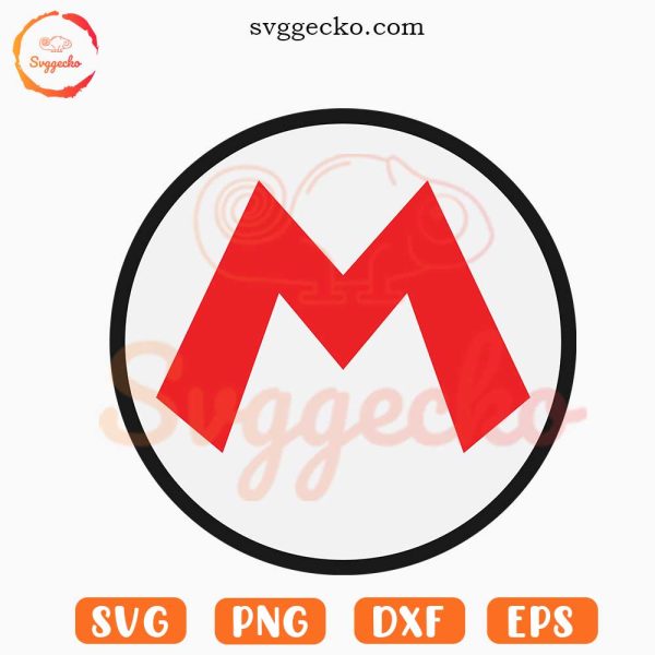 Super Mario Logo SVG PNG Digital Download - Gecko